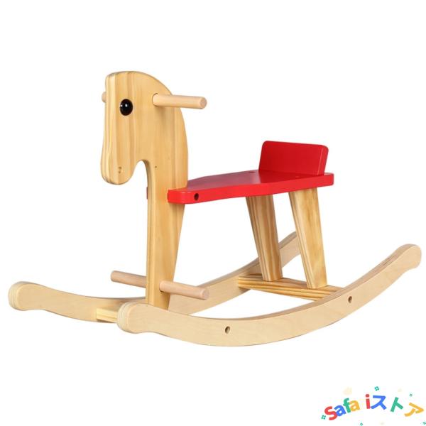 【製品仕様】製品サイズ：68*50cm 製品素材：木 。木製ロッキングホース子供用ロッキングチェアは、お子様が赤ちゃんの乗馬おもちゃに成長できるようにすることができます。【科学的な観点】子供が遊んでも落ちない椅子です。天然パイン材 赤ちゃん...