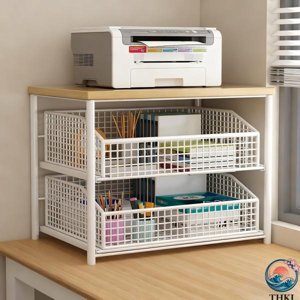 商品の説明                                                単層サイズ：幅37cm*奥行き26cm*高さ18cm 二層サイズ：幅37cm*奥行き25cm*高さ33cm  簡単な組み立て 工具不要...