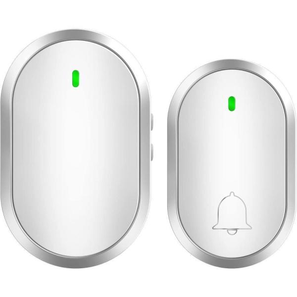 玄関チャイム・IP44防水：ワイヤレスチャイムはIP44防滴仕様により、耐久性もアップされて、屋外や風呂場でも使用でき、雨の日でも心配ありません。（ご注意：ただ水に浸けて使用することや直接雨がかかる場所のご使用はお避けください。）ワイヤレス...