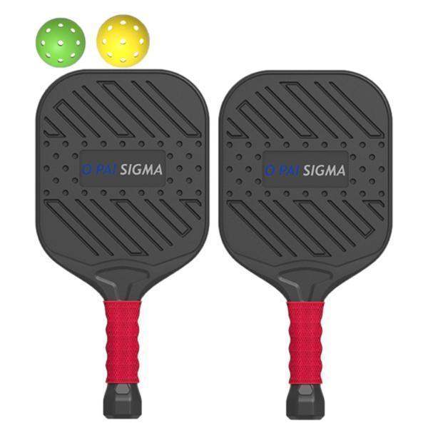 説明:[ピックルボール ラケット セット]: パッケージには.ピックルボール ラケット x 2.ピックルボール ボール x 2 が含まれます.おもちゃとしてだけでなく.お子様の運動能力を向上させるトレーニング機器としても使用できます. [プ...