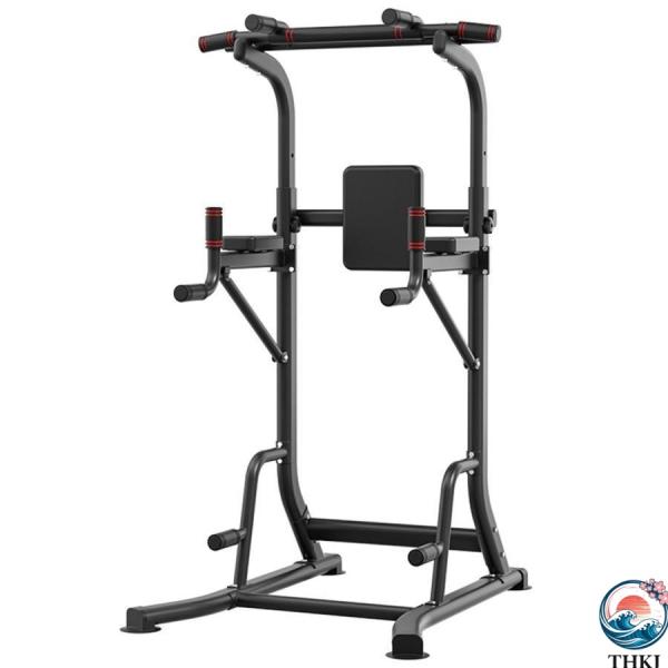 【6 ポジションの強力な全身】エクササイズ器具を使用すると、懸垂、チンアップ、ディップス、膝上げ、腕立て伏せ、レッグプレスが簡単にできます。上腕三頭筋、胸筋、肩筋を鍛え、信じられないほどの上半身の強さを鍛えます。いつでもどこでも可能です。【...