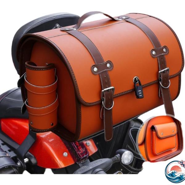 バイク リアボックス 33L ケース バイクボックス バイク用ボックス 着脱可能式 大容量 原付 スクーター フルフェイス収納可能 入れ