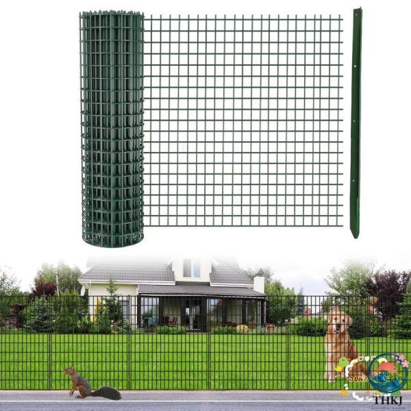 【金網フェンスのサイズ】高さ1/1.2/1.5/1.8m、高長さ5/10/15/20/25/30m、メッシュサイズ6cm、柱合わせ：5m（3個） 10m（5個） 15m（6個） 20m（7個） 25m（9個） 30m（11個）。必要なサイズ...