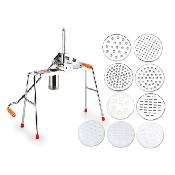 手間がかかりそうに思える生パスタもパスタマシンさえあれば簡単にできちゃいます！これ1 台で生地を伸ばして麺状にカット出来るスグレモノです。この麺機械はをお客様は提供して 必要な健康のおいしい食べ物の小麦粉で作った食品を作ります。7種類のアタ...