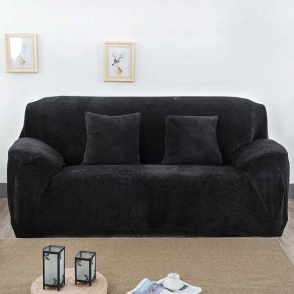 ●素材：ポリエステル100%●サイズ：(単位cm）S（1人掛け90-140） 、M（2人掛け145-185）、 L（3人掛け190-230）、 XL（4人掛け235-300）肘付ソファーとL字ソファーに適用。L字型の場合はソファーカバー2枚...