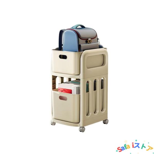 ランドセルラック 書類棚 収納棚 収納ラック ファイルワゴン サイドワゴン キャビネット デスク整理 組立式 隙間 省スペース 耐荷重 大容量 組立簡単 書類 教科