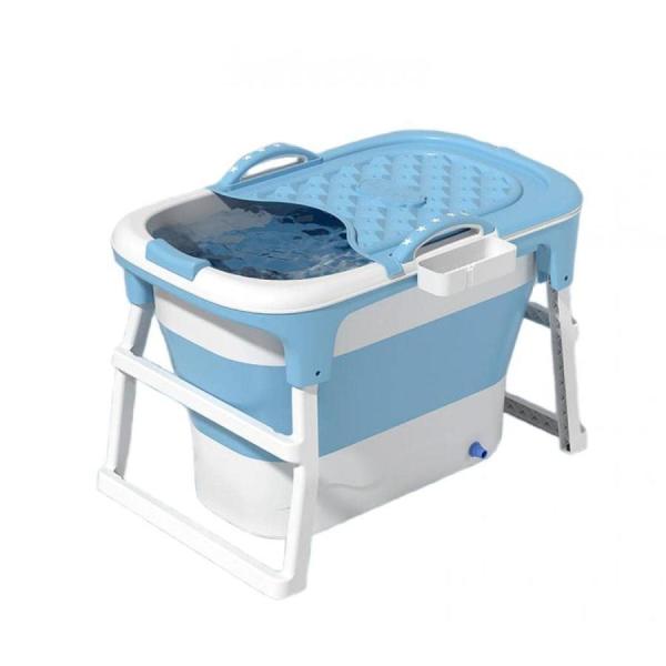 【製品情報】機能：折りたたみ可能；オープンのサイズ：約115x67x71.5cm；折り畳んだ後の厚み：20cm：高品質TPEとPPで作って手触りいいです。TPRよりも?性のあるTPEゴムの材質は盆体とシームレスに嵌合しており、破損や変形しに...