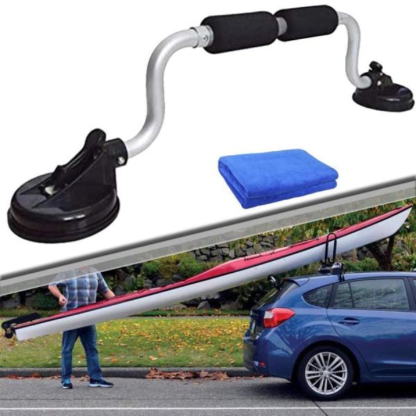 回転フォーム：360度の厚さの滑らかなローリングフォームパッドにより、ローディング中の船体を保護使いやすさ：2つの調整可能なブラケットにより、ほとんどすべての車両で使用できます。吸盤カップのレバーを回してバーを取り付けます十分なタオル：柔ら...