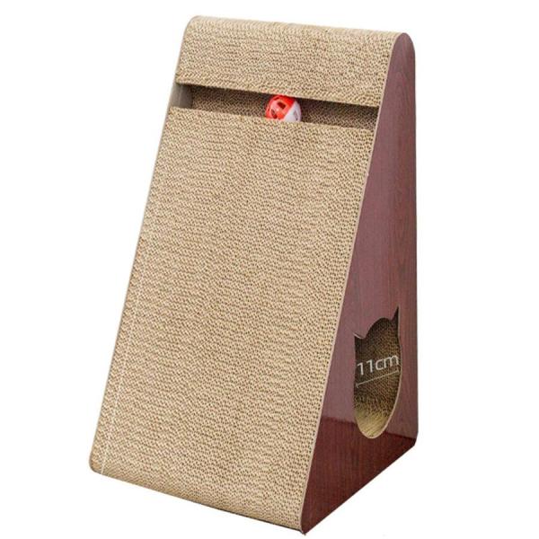 【高密度】本製品は高密度で無駄のない猫の爪とぎポストです。 緻密で細かいダンボールでできているので、猫ちゃんが爪を研ぎやすくなっています。 また、研ぎカスがあっても飛散しにくく、後片付けも簡単です。【適用性が高い】この猫の爪とぎ板は、若い猫...