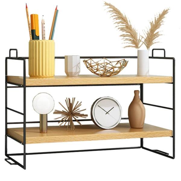 【多機能収納設計】本製品は、サイズ約W37×W16.5×H24cm、重さ約1.95kgの2段式収納ボックスです 簡単な組み立て：収納ボックスの組み立ては非常に簡単で、ネジや面倒な工具は必要ありません テーブルのボタンをボードの穴に挿入し、ボ...