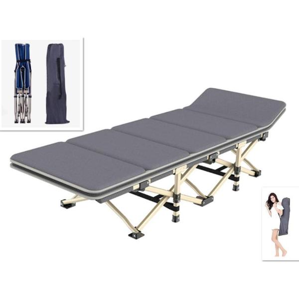 ◆【サイズ】展開サイズ：190*71*37cm、収納サイズ：105*25*15cm。大人の男性でも窮屈感がなくて、寝心地良い折りたたみベッドです。自宅で置いても、オフィスで置いてもあまり場所取りません。◆【組立不要・設置簡単】このキャンプコ...