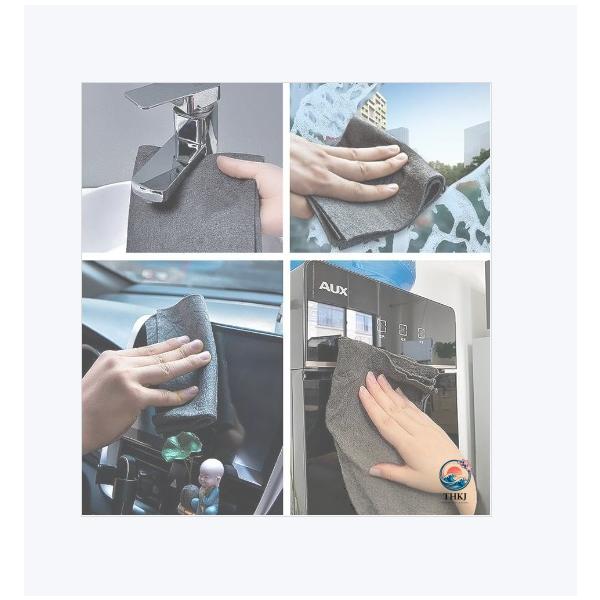 【ハイテクの魔法フキン】マイクロファイバーは織りがしっかりしているので、糸くずが出ません。魔法の布、ガラス布鏡や窓ガラスに乾かして使うと、水分を吸収して頑固な筋を磨くことができます。無孔質で滑らかな表面であれば、どんな場所でも使用できま【超...