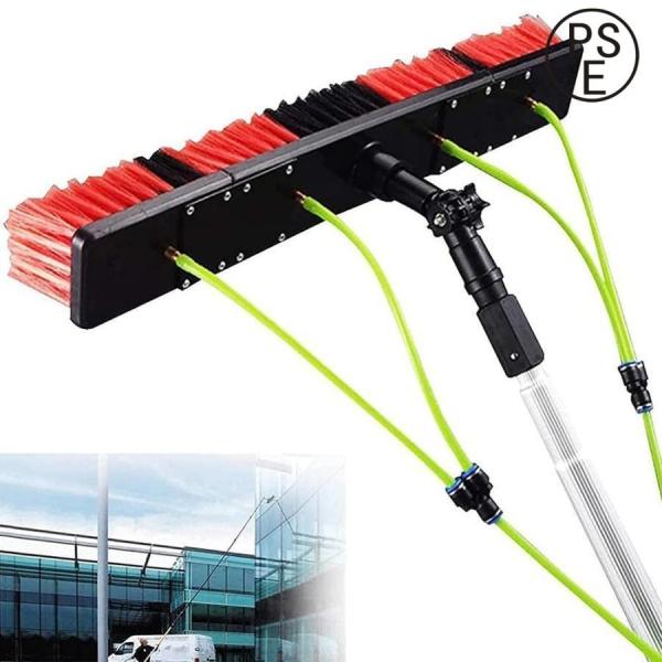 伸縮式窓掃除ポール：高所の掃除についてまだ心配していますか？当社の製品は高地での清掃用に設計されています。複数のロッドを曲げずに自由に接続できます。高品質の素材：固体航空機アルミニウム製で、硬度が高く、錆びにくく、軽量です。非常に耐久性があ...