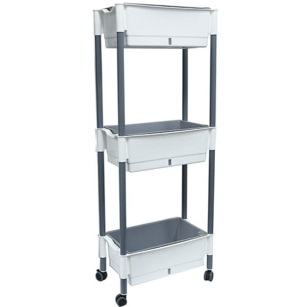 【素材の優れた特徴】環境に配慮し、無毒で耐熱性に優れた高品質なPPプラスチック素材を使用しています 耐熱性が高く、腐食に強く、耐久性にも優れています サイズは47*26*43.5cmで、ホワイトの清潔感あるカラーが魅力です 【省スペースな設...