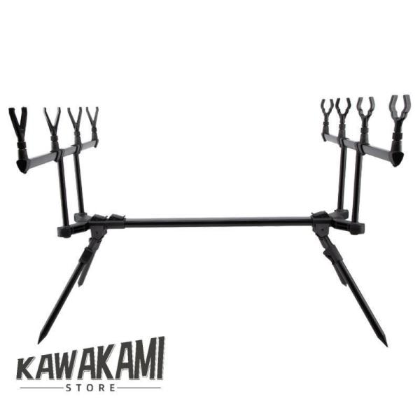 ?? バンクスティックは格納式で、ポールスタンドは折りたたみ式で、キャリーポーチに収納するのにとても便利です。?? バンクスティックが難しい貯水池、川、湖などの釣り場に最適です。?? アルミニウム合金製で、頑丈で耐久性があります。