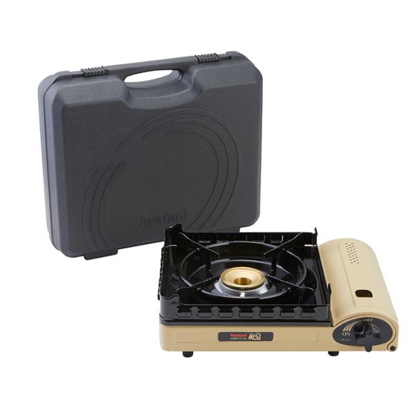 ・本体サイズ：357（幅）×278（奥行）×115（高さ）mm・ケースサイズ：400（幅）×339（奥行）×129（高さ）mm・重量：約2.2kg・カラー：サンドベージュ・材質　本体：鋼板（粉体塗装）　トッププレート：ホーロー用鋼板（ホーロ...