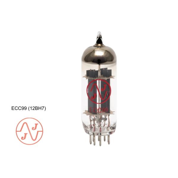 【発売日：2026年03月18日】JJ ECC99 (12BH7)JJエレクトロニック プリ管・前段増幅用 双3極管---仕様：12BH7 / (類似管:12AU7)---※12AU7から交換の際はアンプが対応しているかご確認ください