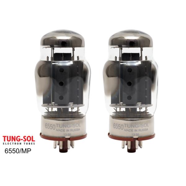 TUNG SOL 6550 /MP復刻 タンソル マッチドペア真空管・ビーム出力管・マッチドペア本国メーカーサイトより1960 年代に製造されたオリジナルタイプ 3 Tung-Sol 6550を再現した復刻版 。トリプル ゲッター、炭化スク...