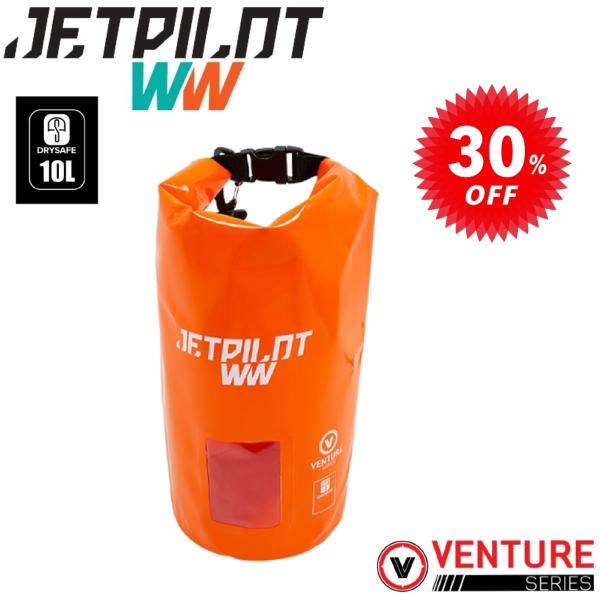 　JETPILOTの防水マリンバッグです。・容量10リットルのお手頃サイズで1人分の荷物や小物入れに最適。・上の口の部分をくるくると巻いてバックルで留める構造なので、出し入れが簡単です。・ショルダーストラップは取り外し可能。肩掛け、手持ちの...