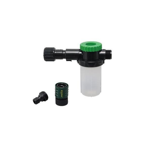 　■内容量：カップ　177ml　■クイックコネクター(QC-FM)付 　　●ミキシングカップにソルトアウェイ原液を入れ、コネクターにホースを繋ぎ使用します。　●カップ1杯(177g)に対して6.2ガロン(23.7kg)の希釈液が出ます。　●...