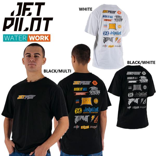 【発売日：2026年02月25日】★★★JETPILOT 2026 MODEL★★★2026年モデルのメンズTシャツです！！・名前の通りたくさんのステッカーのようなロゴがプリントされたTシャツです。・丈夫で高見えする210gsmコットンジャ...