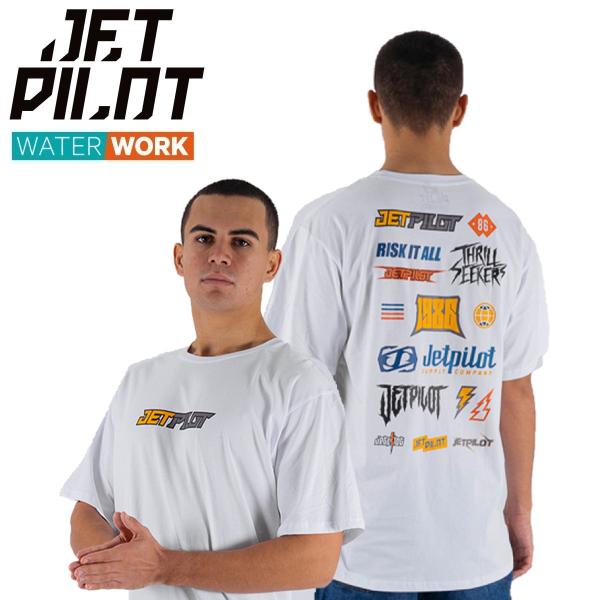 【発売日：2026年02月25日】★★★JETPILOT 2026 MODEL★★★2026年モデルのメンズTシャツです！！・名前の通りたくさんのステッカーのようなロゴがプリントされたTシャツです。・丈夫で高見えする210gsmコットンジャ...