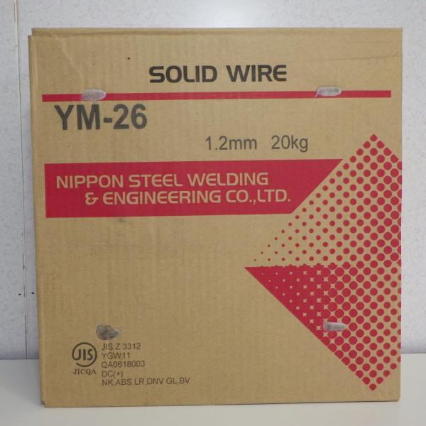 メーカー：日鉄溶接工業　JIS規格：Z 3312 YGW11AWS規格：A5.18 ER70S-G該当ワイヤ径：1.2mm　重量：20kg引張強さ：560MPa　伸び：28％シールドガス：炭酸ガス【特長】大電流域でもアークが安定し、スパッタ...