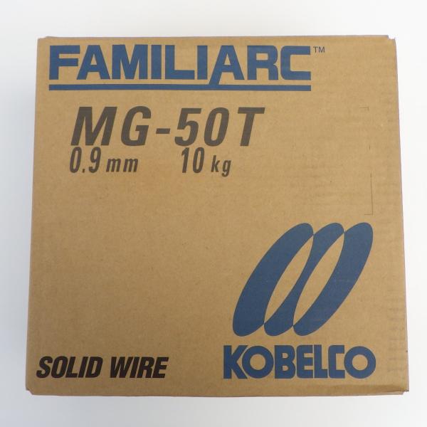神戸製鋼所　KOBELCO（コベルコ）低電流用MG-50T　ワイヤ径：0.9mm　重量：10kg　JIS規格：Z3312 YGW12AWS規格：−引張強さ：540MPa　伸び：28％シールドガス：炭酸ガス【用途・使用特性】低電流域のアーク安...