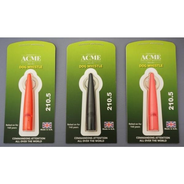 敏感な犬の耳のために特別にデザインされた英国ACMEの犬笛です。【サイズ】　径1.3cm×長さ7.8ｃｍ【素　材】プラスチック