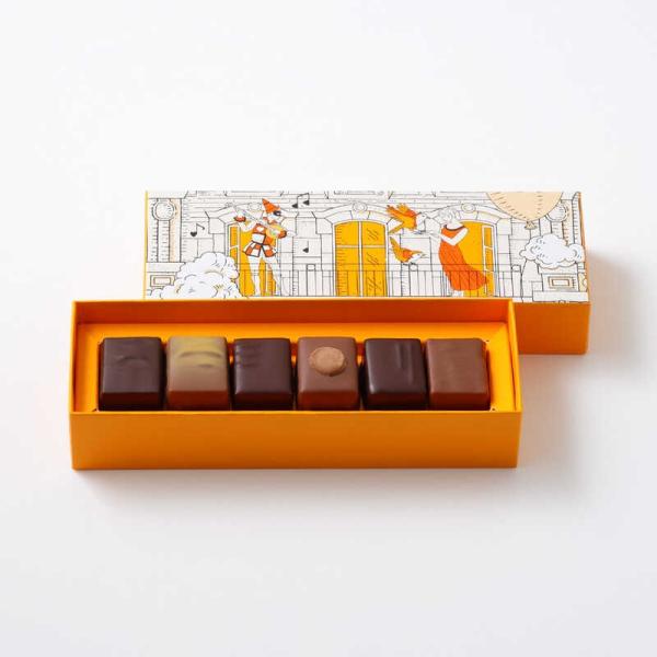 バレンタイン チョコ 2026 ショコラ プラリネ 6個 ピエール・エルメ・パリ アルコール不使用 ギフト 詰め合わせ 東京 お土産 お返し 誕生日 人気 プレゼント 本命 チョコ 2026 自分用 ご褒美 チョコレート お取り寄せ スイー...