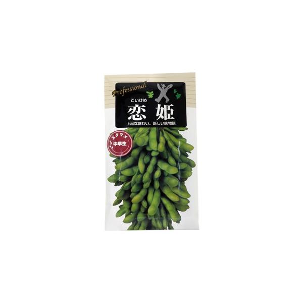 ・サヤムスメと同じかやや遅い中早生種。・大莢で太りよくボリュームがある。・花数多く、また着莢性にすぐれ多収。・甘み強く栗のような食感をもつおいしいエダマメ。