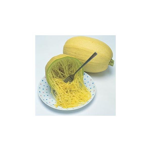 完熟した果実を輪切りにし、ゆでると果肉がソウメン状になる。冷やして三杯酢で食べるのが一般的。 　　果形は俵形で果ぞろいがよく、果重は1.8kg。　交配後40日程度で収穫期に達し、完熟果は黄褐色となる。　切れ葉、太づるで初期生育が旺盛。　耐暑...