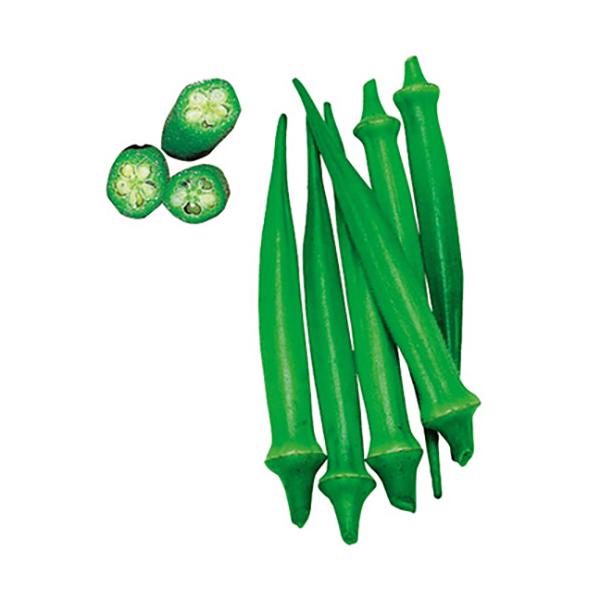 莢はさわやかな緑色でやわらかく、とり遅れてもかたくなりにくくおいしい。やや長めで収穫する丸莢タイプ。栽培しやすく家庭菜園に最適。