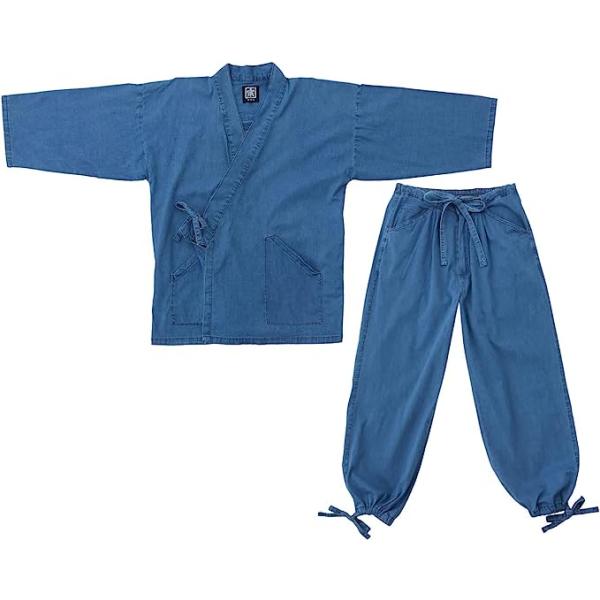 【彩布の和み】オリジナルのソフトストレッチデニム素材の作務衣です。 生地は通年向けで、柔らかい手触りに 仕上がっております。ストレッチを効かせている生地なので、 作業をする時にも動きやすい作務衣です。 この作務衣はサイズが大きめです。特にパ...