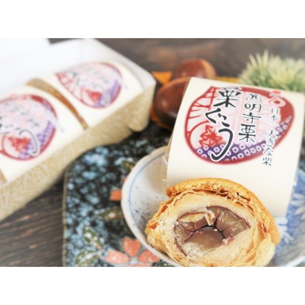 ご来店まことにありがとうございます。当店は西明寺栗農園さんから10分の所で洋菓子店しております。指定農園さんから分けていただいた西明寺栗をよりおいしく召し上がっていただきたく、サクサクの生地とカステラのようなスポンジで西明寺栗を大事に包み焼...