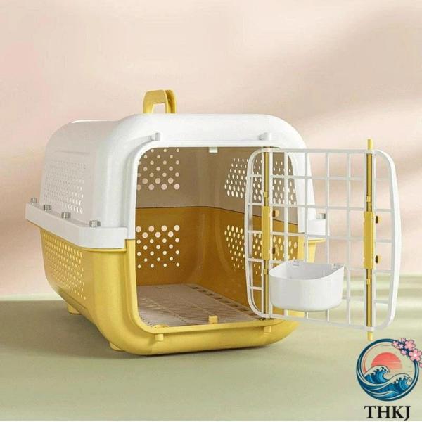 ペットの航空箱、猫の犬は適用して、風通しがよくて通気性があり、携帯用の車のケージ、安全で快適な託送箱、手は宇宙箱、軽くて便利で、丈夫で、風通しがよくて