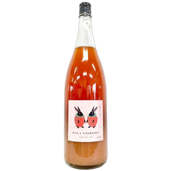 商品管理番号：az216日本酒の「二兎」と果実を合わせました。保存料、香料、着色料、醸造アルコールを加えていない、二兎でつくる果物のお酒です。苺の果肉や粒を感じるジャミーな甘さを楽しんでください。[愛知県]丸石醸造株式会社原材料名：苺ペース...