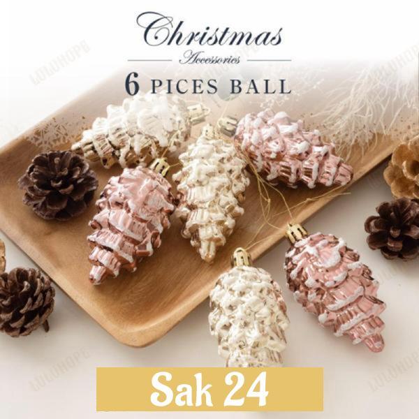 【セット内容】「ローズの松ぼっくり」x3、「ゴールドの松ぼっくり」x3、松ぼっくりはローズ、ゴールドを組み合せた上に、鮮やかな発色でクリスマスツリーによく映えバランスよく彩れます。かわいいデザインが施されていて,かわいらしさと暖かみがありま...