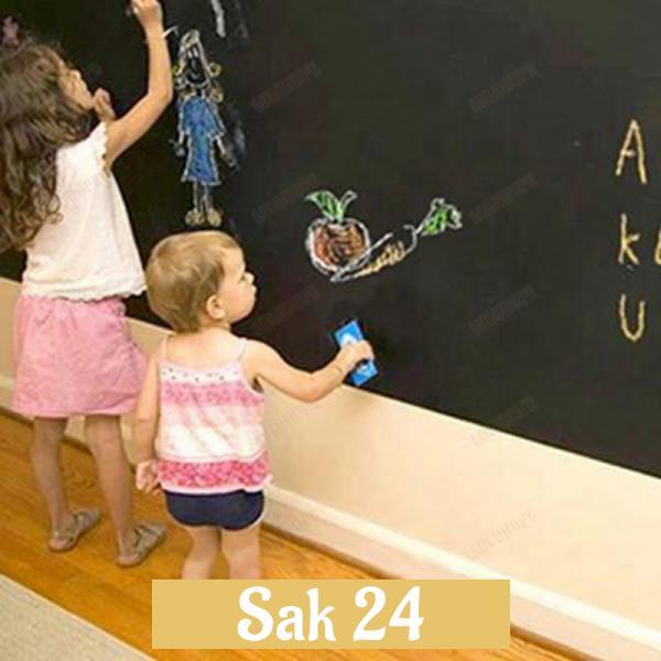 入園・入学 壁が黒板に　【 ブラックボードシート】張って超便利なシートタイプの黒板 BlackBoardチョーク付き ウォールステッカー お絵かき 子供部屋 会議室 オフィス メモ 店舗 掲示板 教室 文具 事務用品 黒板シート貼ってはがせ...