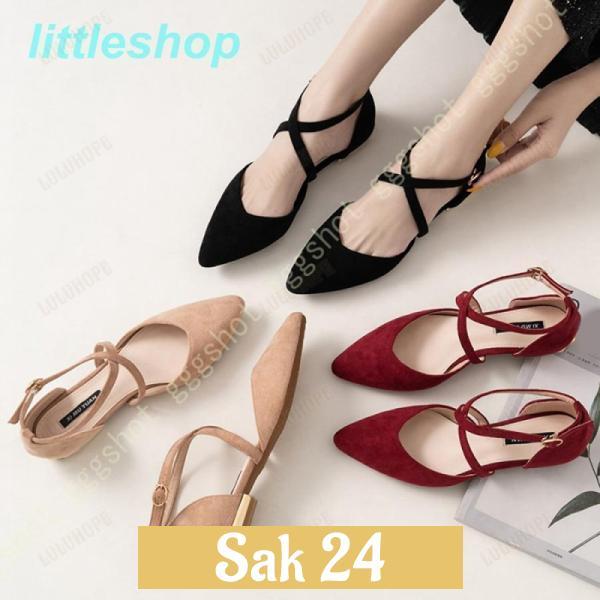 【発売日：2024年11月20日】メイン素材：合皮ヒールの高さ：約2cm◇ 絶妙な美脚カッティング！ 足が綺麗に見えるセパレートパンプス。スエード調のシックな大人女子にピッタリのローヒールパンプスです。◇ 柔らかい合皮を採用して、柔軟性が良...