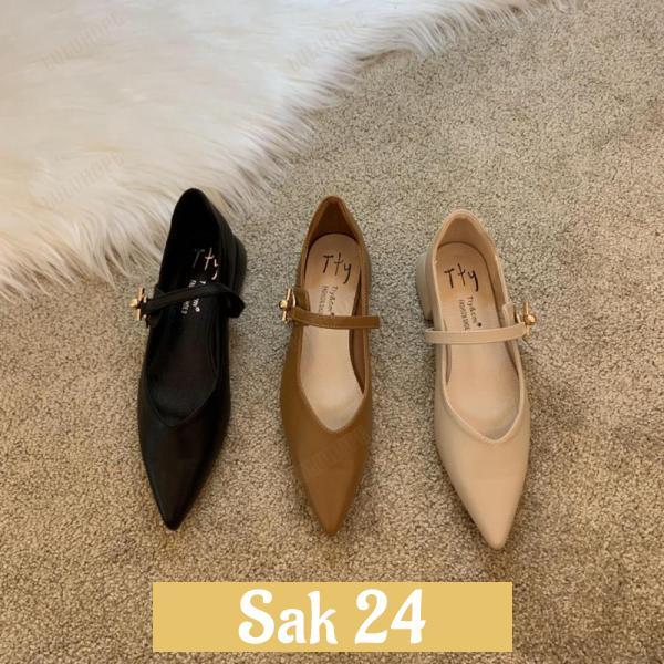 【発売日：2024年11月20日】【おしゃれ】足元を美しく魅せる、チラリとつま先が覗くオープントゥでシーズンムードを後押し。コーデを選ばない上品なデザインで、レディな足元を演出する1足です。【快適】ぺたんこローヒールは、疲れにくく歩きやすい...