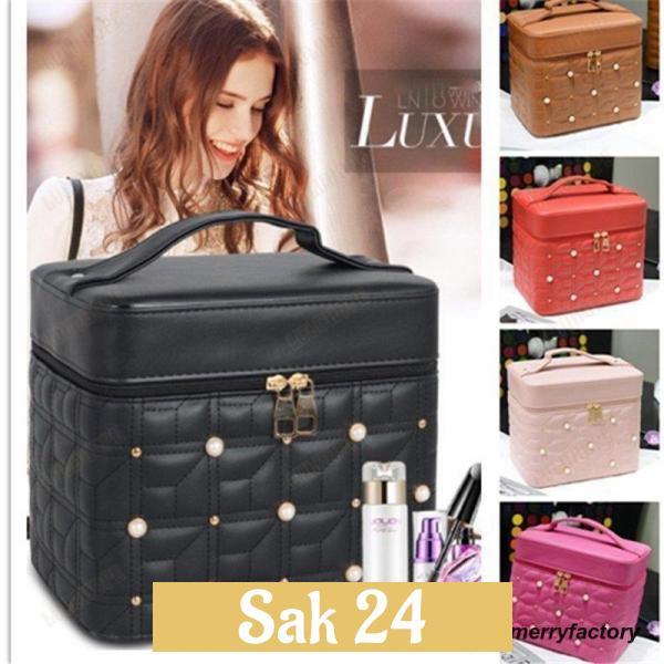 状態：新品未使用　カラー：ブラックピンクローズグリーンレッドブラウンサイズ：長さ24.5cm*マチ19cm*高さ21cm内部サイズ：長さ22.5cm*マチ17.5cm*高さ14.5cm（実際容積）素材:PU 防水メイクボックス 鏡付き 大容...