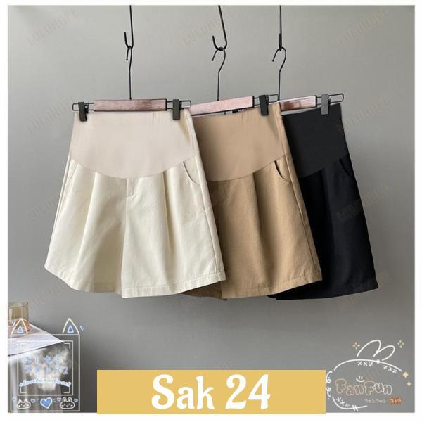 マタニティパンツ ショートパンツ パンツ ショーパン 夏 薄手 ボトムス マタニティ 着痩せ パンツ 妊婦服 妊娠パンツ 半ズボン カジュアル ウエストはゴムで調節可能。産前、産後と長い期間使用できます。●輸送上の都合上、商品に多少の傷、汚...
