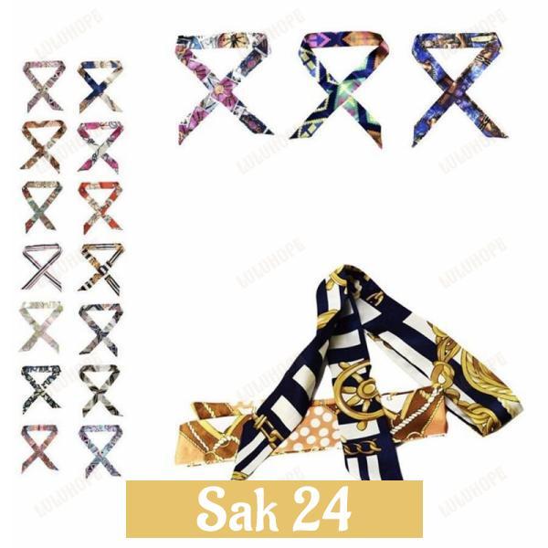 鞄に付けても、腕に巻いてもOK♪コーデのアクセント使いに最適なスカーフです。【サイズについて】100×4(単位:約cm)【素材について】ポリエステル【カラーについて】生産ロットにより柄の出方や色の濃淡が異なる場合がございます。お使いのモニタ...