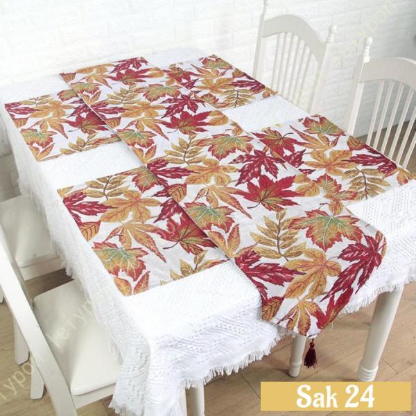 ■製品詳細：【サイズ】：33*180cm  33*45cm(マット)  【個数】：1枚組★ワンランク上のテーブルコーディネートいつもの食卓をワンランク上に格上げしてくれるテーブルランナー。無地調のかすり柄がシックで落ち着いた雰囲気のむら糸は...