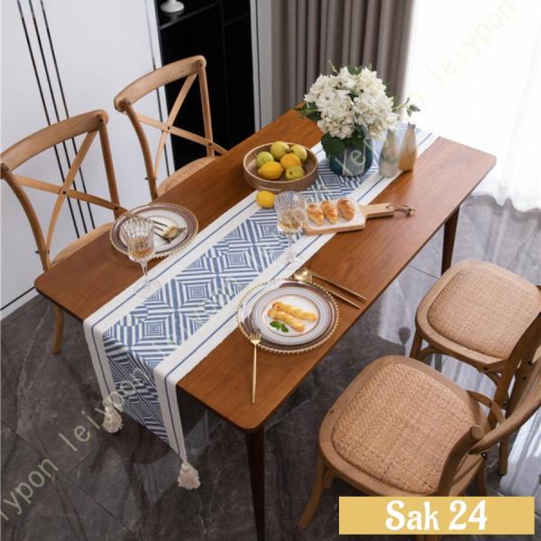 サイズ：34*140、34*160、34*180、34*200、34*220、34*240、34*270。シンプルな柄から個性的な柄まで、種類の豊富なデザイン展開。 季節やイベント、気分によって簡単に変えられるので、いつもの食卓がもっと楽し...