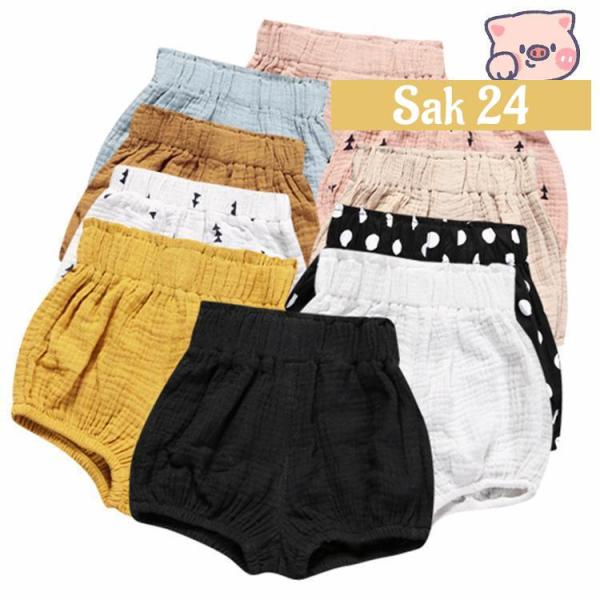 ボリューム感がかわいいかぼちゃパンツ夏はさらっと1枚で秋から冬にはレギンスやタイツと合わせてコーデを楽しめます。クリスマスにもぴったりの可愛らしさです。■商品説明■★生地の厚さ：普通　■材質：綿 ポリエステル■セット内容: パンツ （※他は...