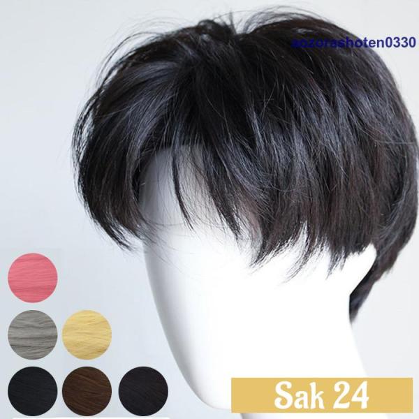 【品名】：メンズウィッグ【カラー 】：全6色【頭周り】：55-58CM【素材】：耐熱性ファイバー【産地】：中国*アジャスターでサイズを調整できます。aozorashoten0330の検索ワード：ウィッグ ロング ショート　フルウィッグ 部分...