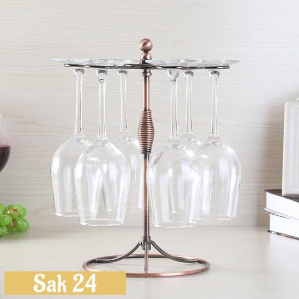 商品名:ワイングラス収納 ワイングラスホルダー 水切り ワイングラス掛け 吊り下げ ワイングラススタンド 6個掛用 お洒落 卓上収納 家庭用 キッチン用品 アンティーク風                            商品説明:ワイ...