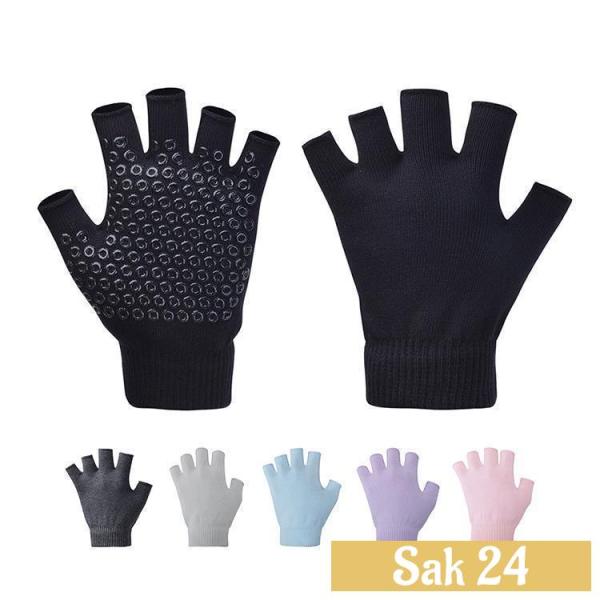 ヨガ グローブ 手袋 レディース フィンガーレス 滑り止め付き 指なし ハーフフィンガ― 黒 無地 シンプル ■セット内容 ・1点・ヨガグローブハーフフィンガーYOGA GLOVEレディースヨガグローブ滑らず集中できるYOGA GLOVE-...